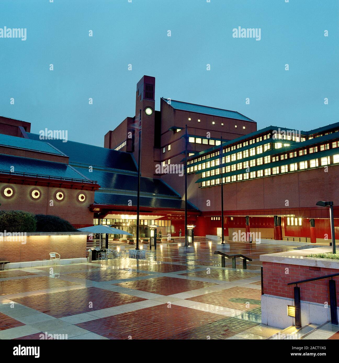 The British Library Piazza. November, in the rain. Image taken from ...