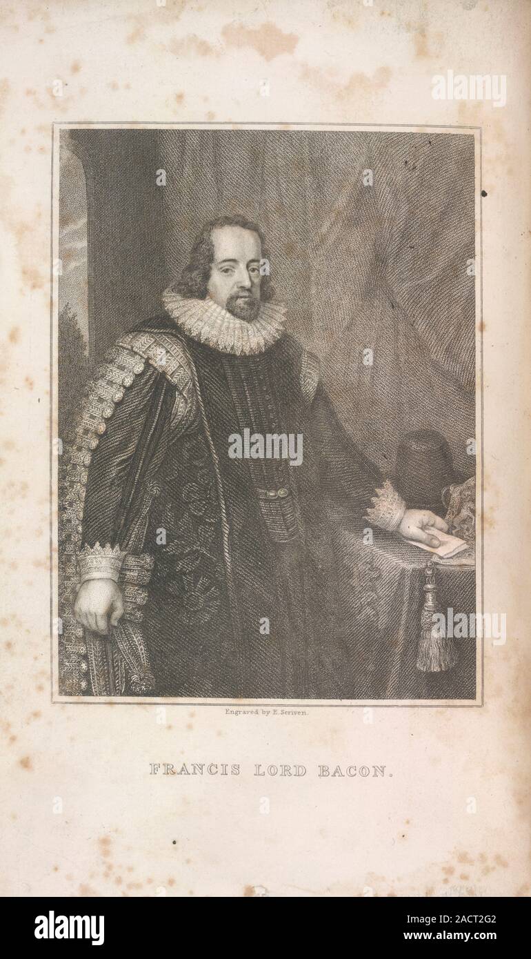 Lord Francis Bacon, Baron Verulam of Verulam and Viscount of St.Albans ...