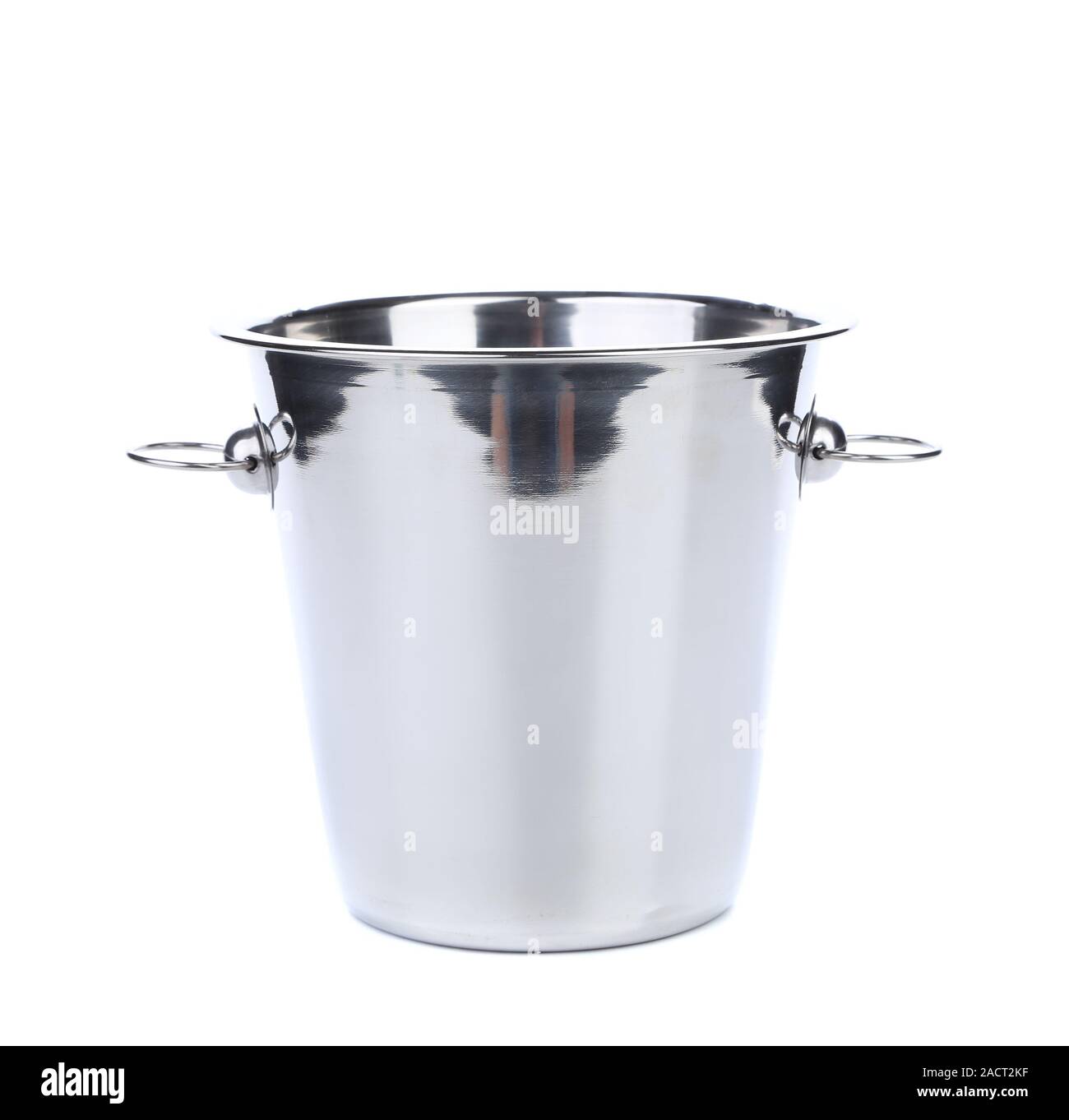 Empty bucket for champagne bottle Stock Photo - Alamy