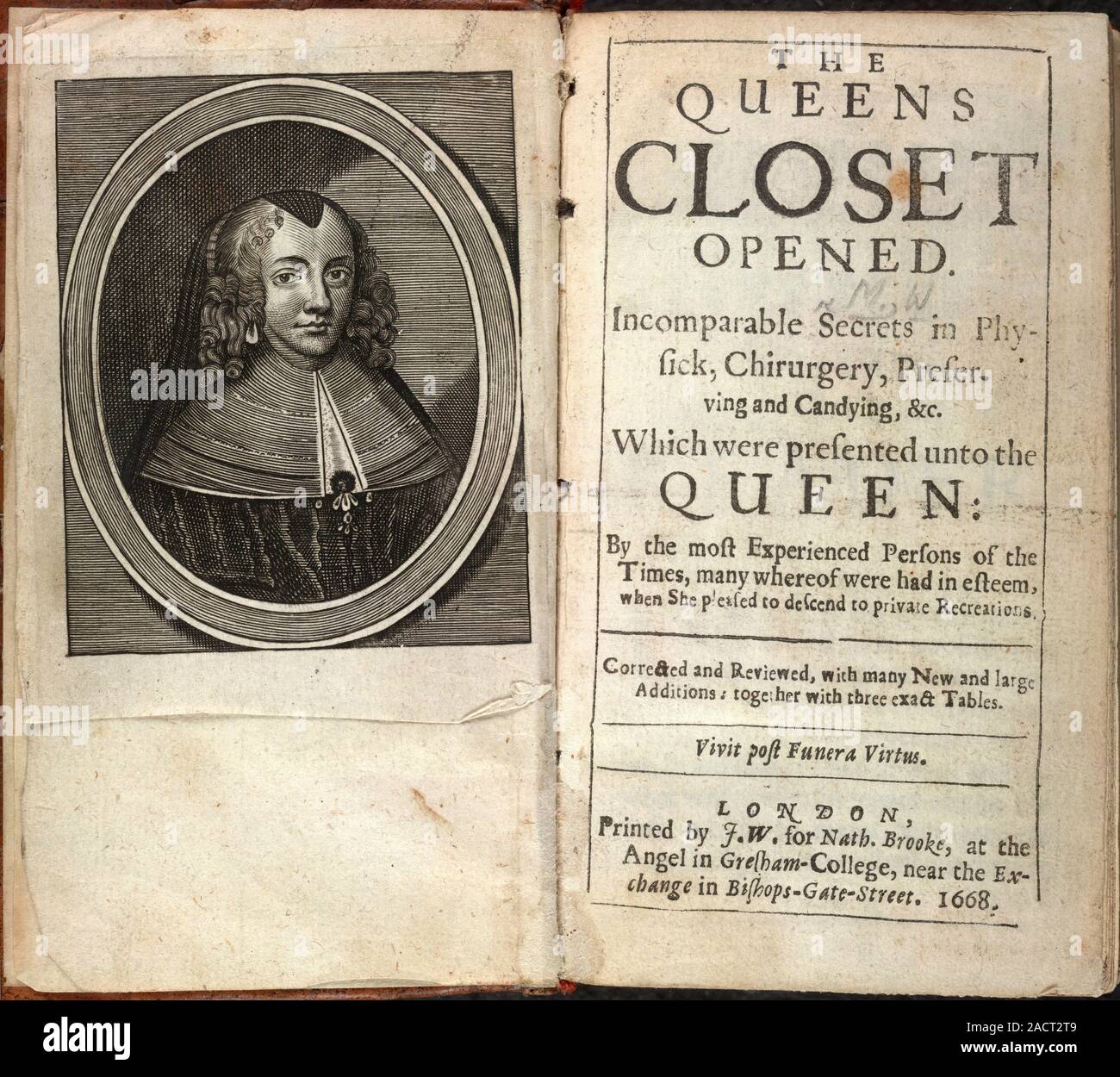 Henrietta Maria, Frontispiece illustrated with a portrait of Henrietta ...