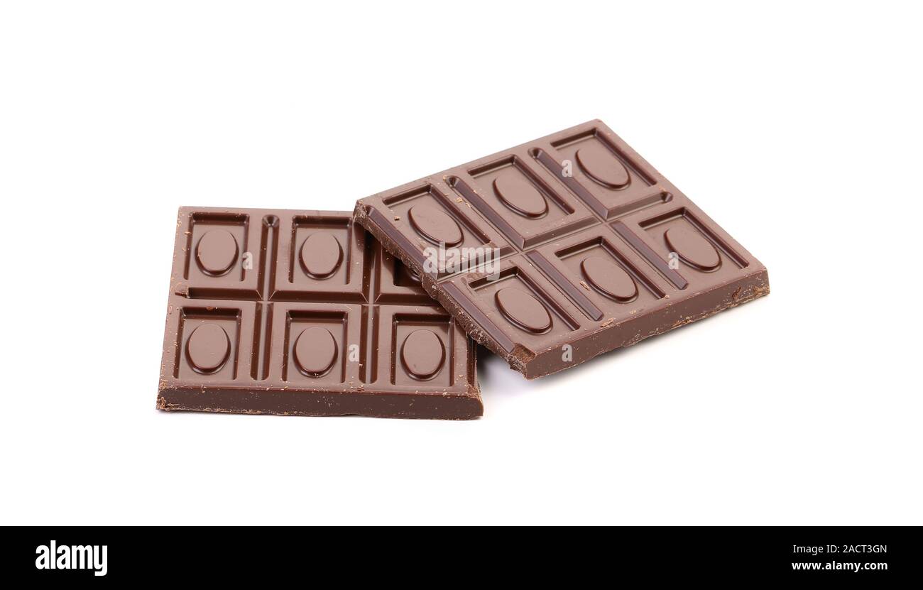 Two dark chocolate bars Stock Photo - Alamy
