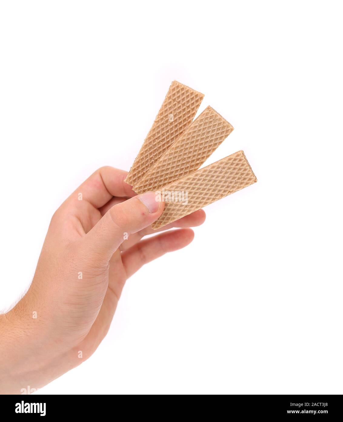 Hand holds wafers hi-res stock photography and images - Alamy