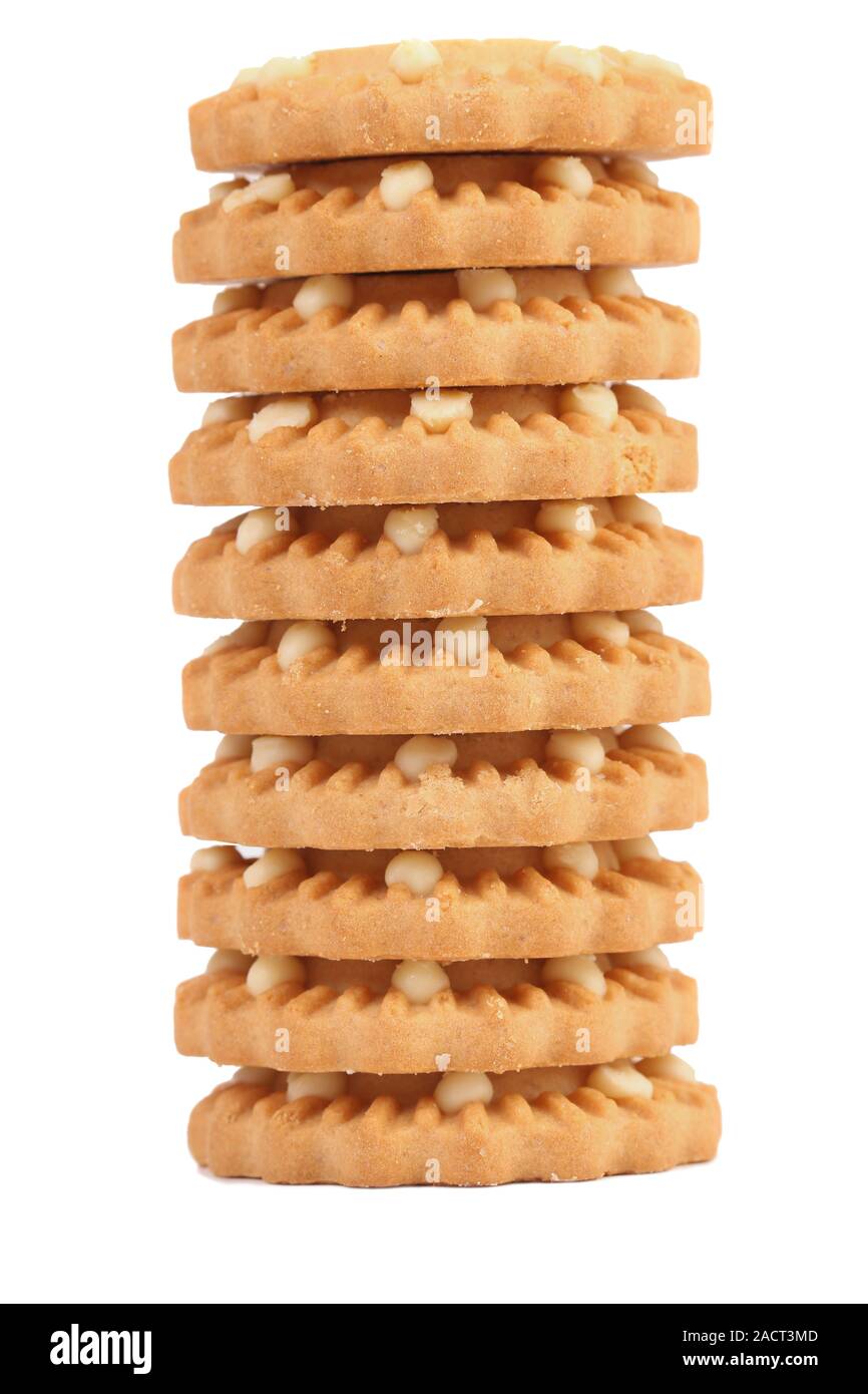 Stack of biscuits Stock Photo - Alamy