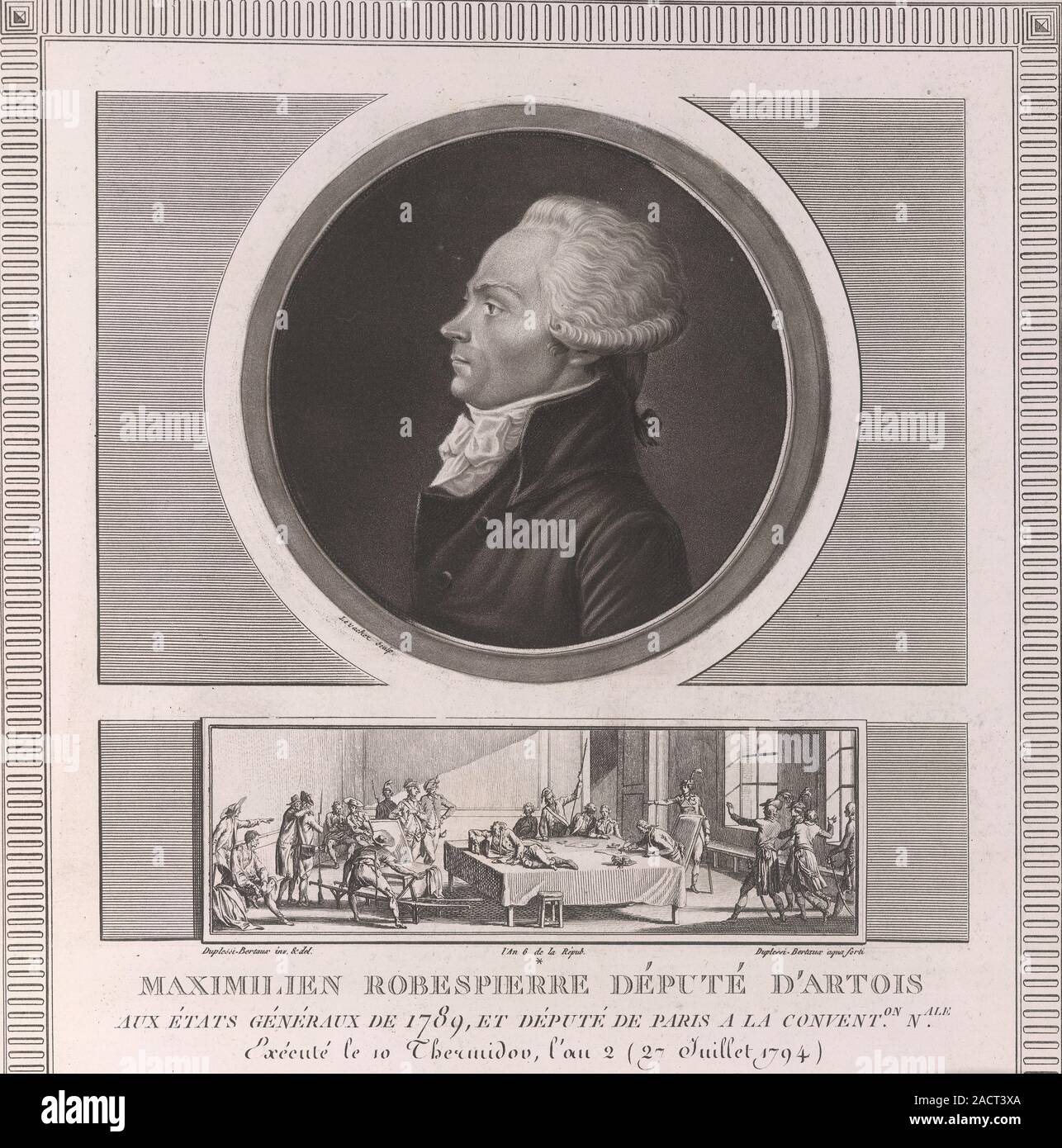 Maximilien Marie Isidore de Robespierre (1758-1794). French ...