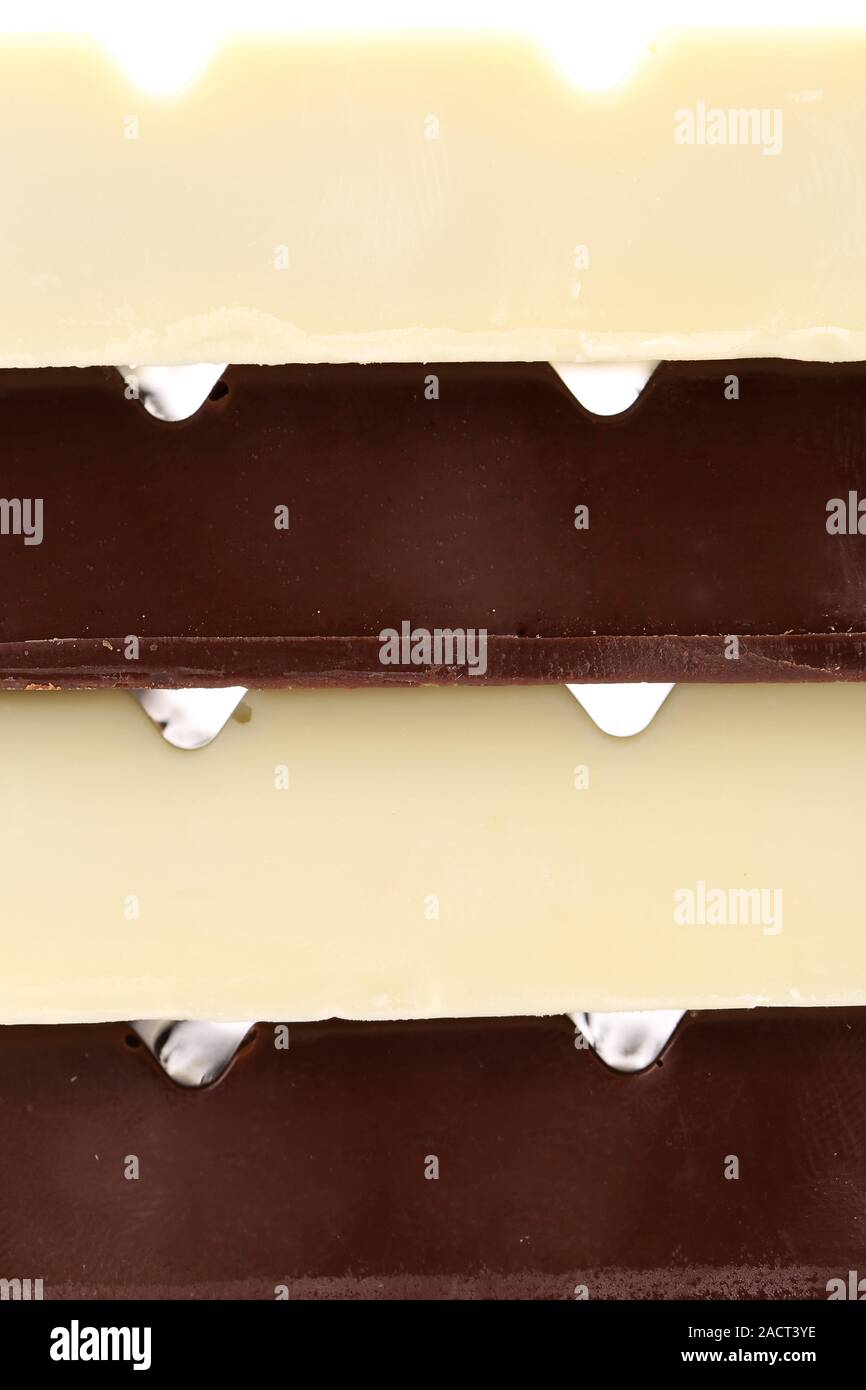 Stake of different chocolate bars hi-res stock photography and images ...