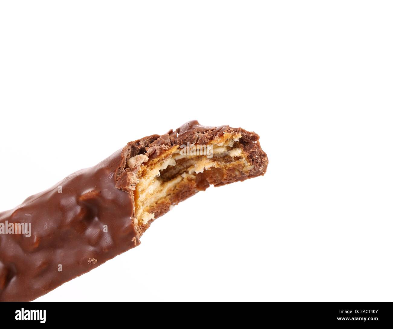Bitten chocolate bar hi-res stock photography and images - Alamy