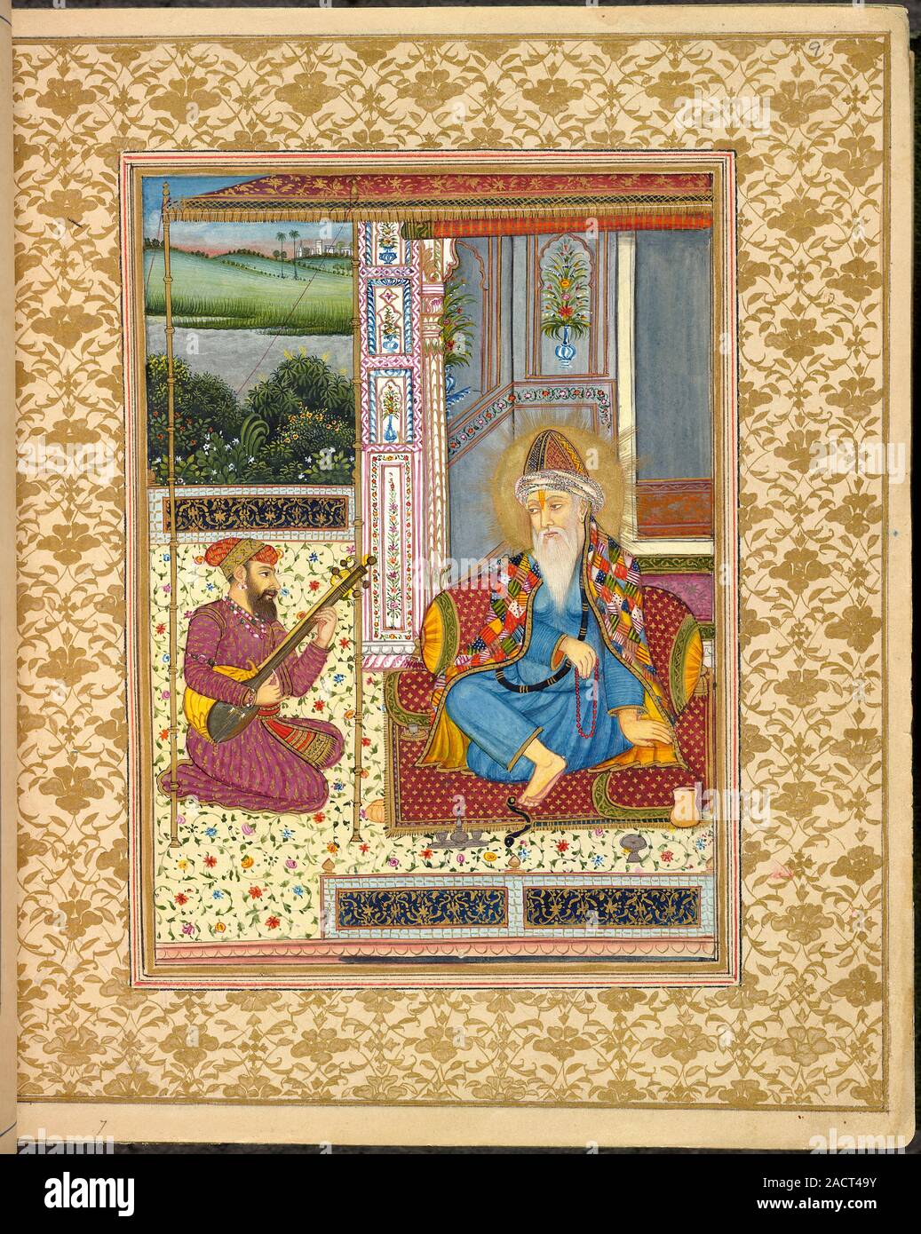 Guru Nanak, Guru Nanak (1469-1539). Indian religious leader, and ...