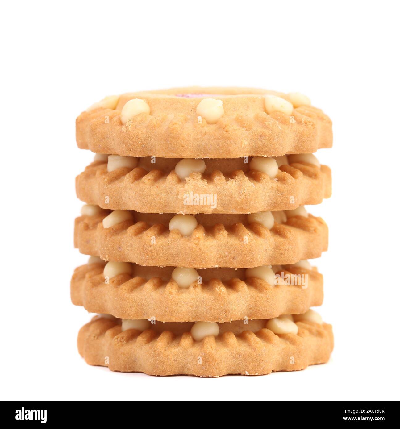 Stack of biscuits Stock Photo - Alamy