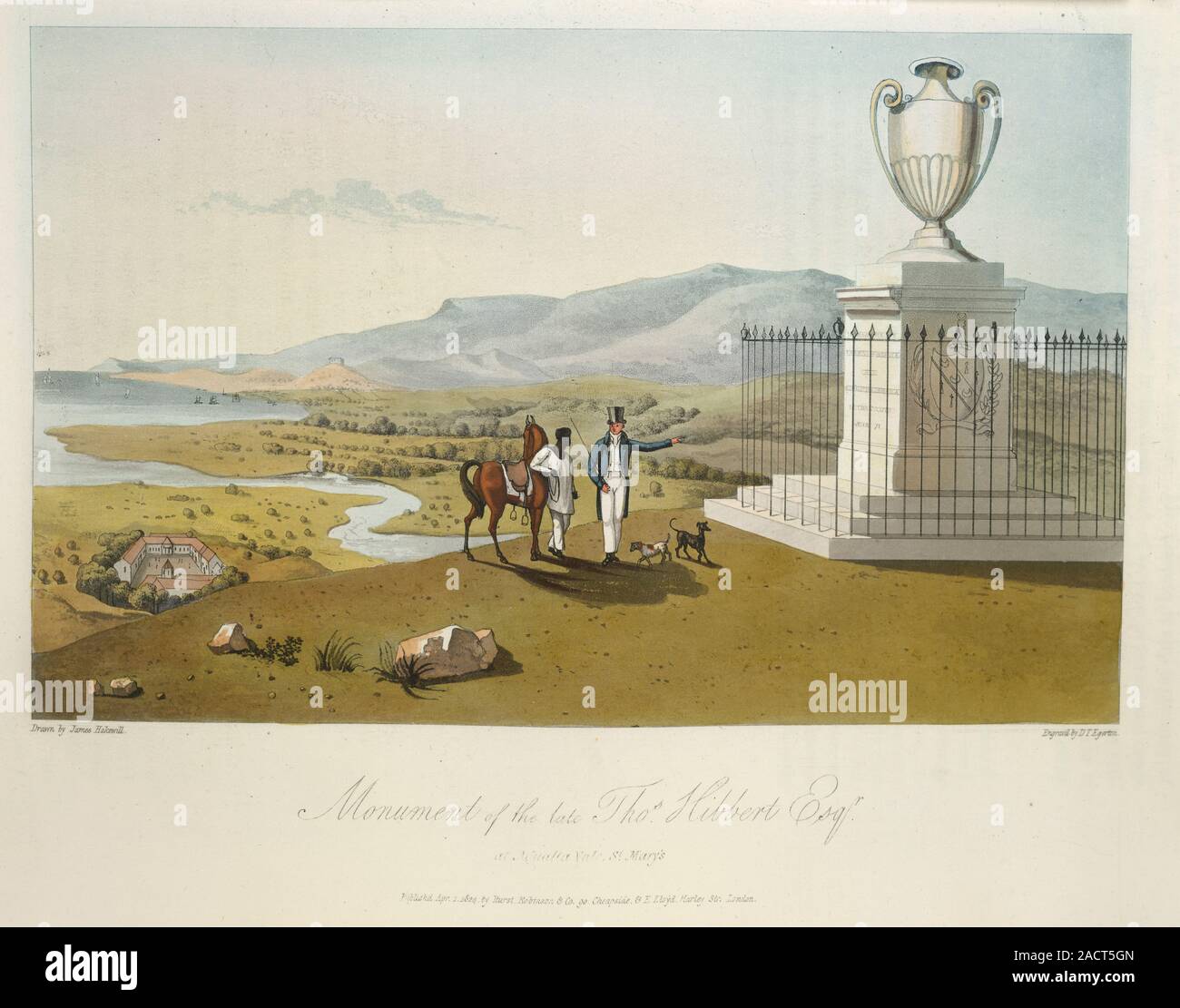 Monument of the late Thomas Hibbert Esq. Image taken from A picturesque ...
