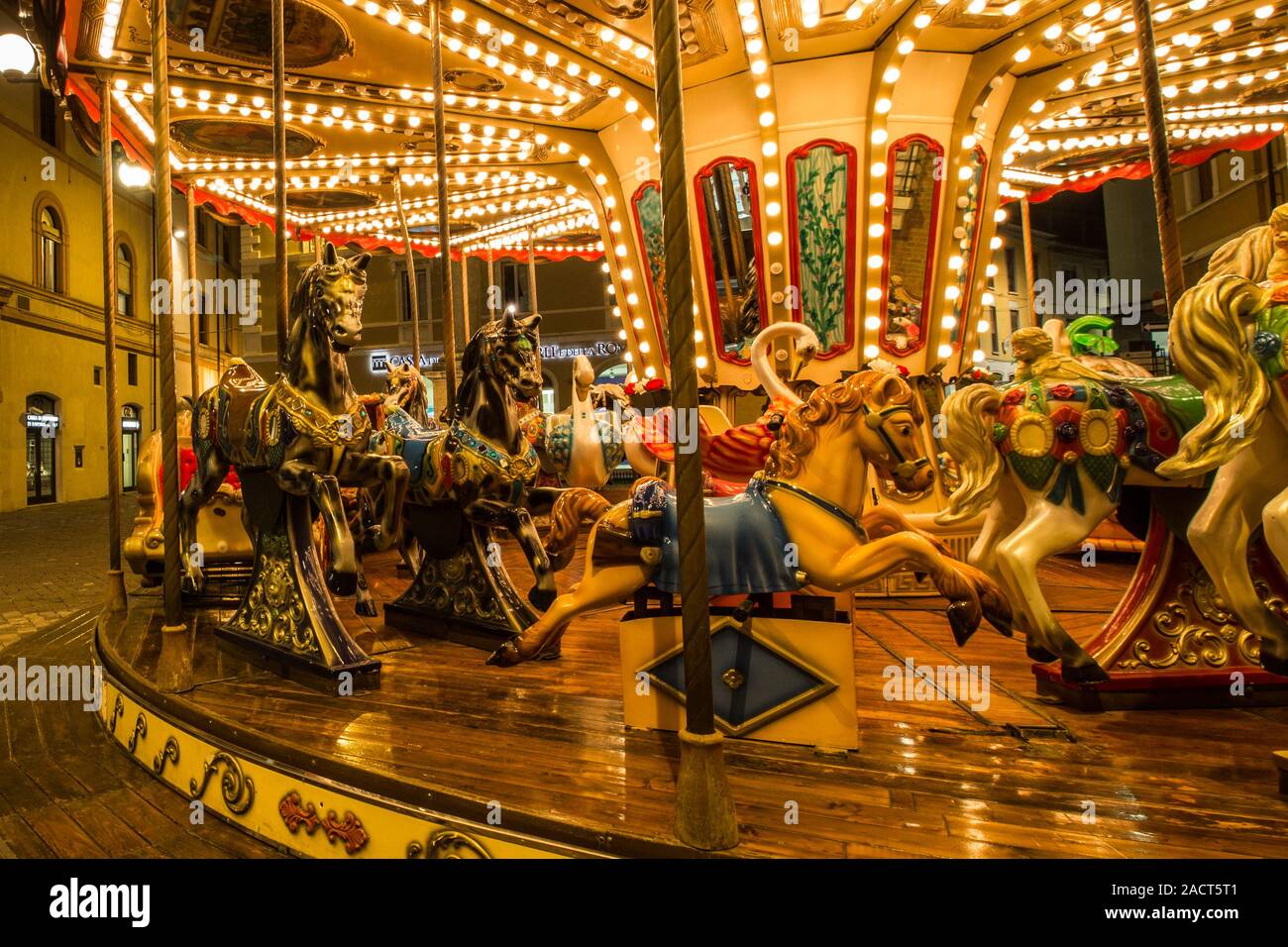 Carousel horse child hi-res stock photography and images - Alamy