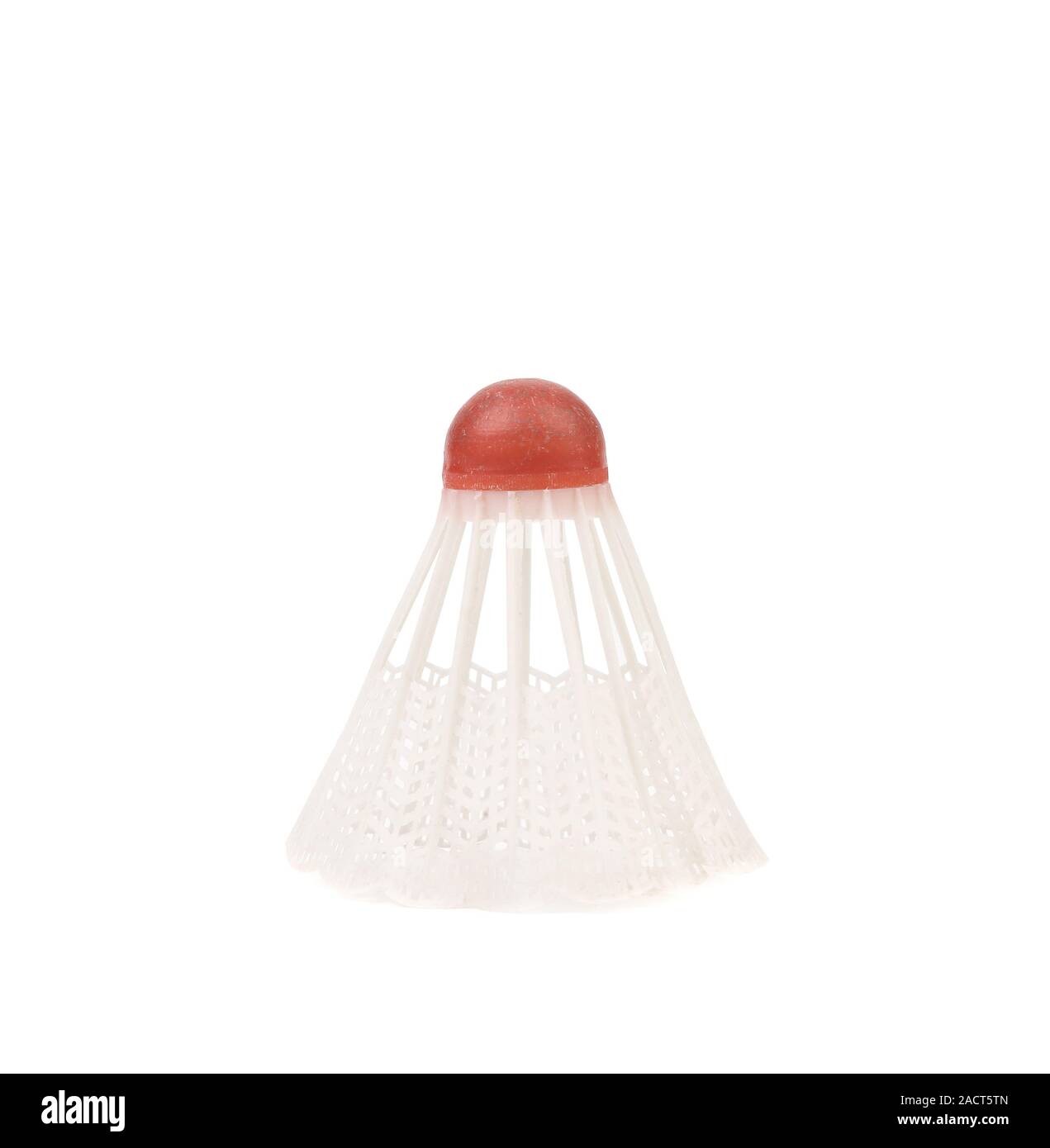 shuttle cock isolated on a white background Stock Photo - Alamy