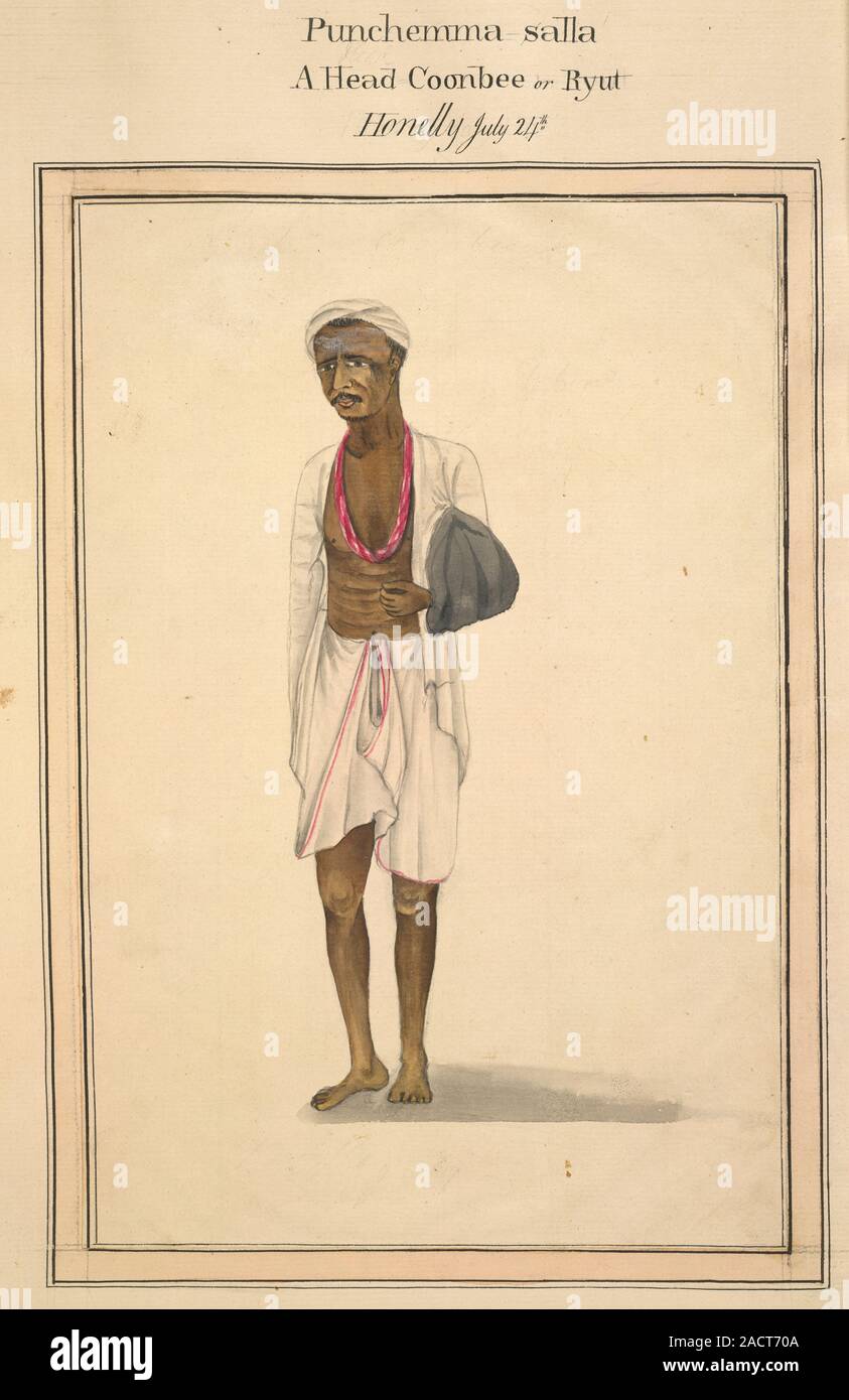 Punchemma salla. A Head Coonbee or Ryut, Honelly. July 24th. Image ...