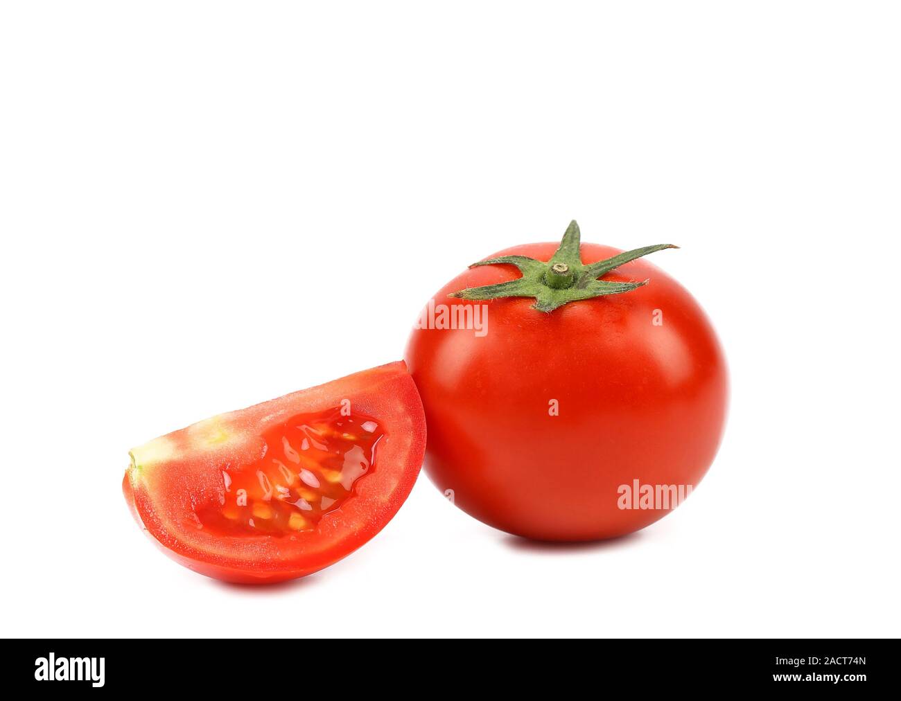 Tomato and segment Stock Photo - Alamy