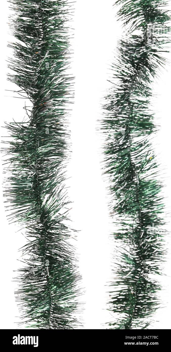 Tinsel. Christmas decoration Stock Photo - Alamy