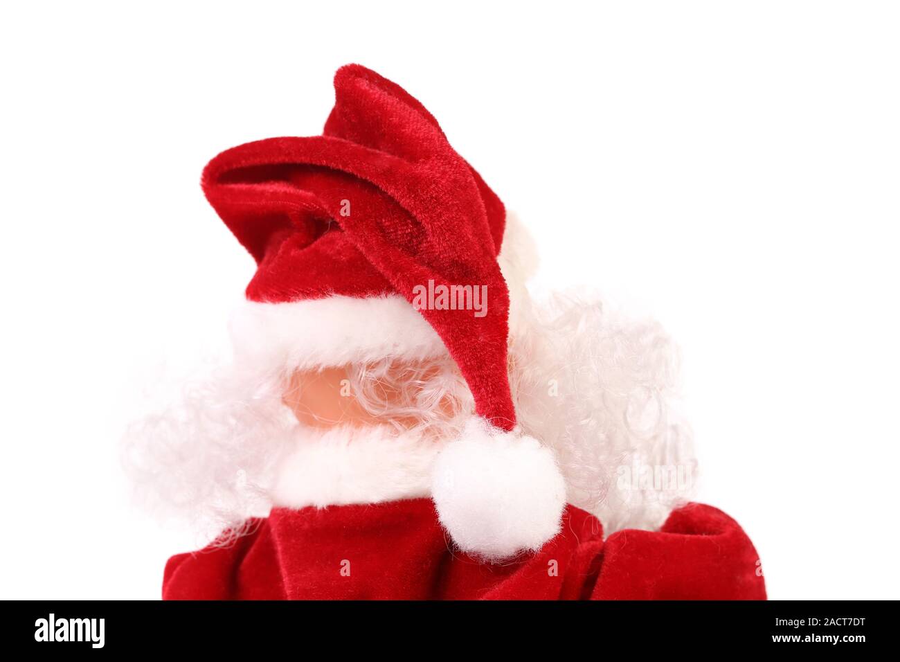 Top of Santa Claus. Back view Stock Photo - Alamy