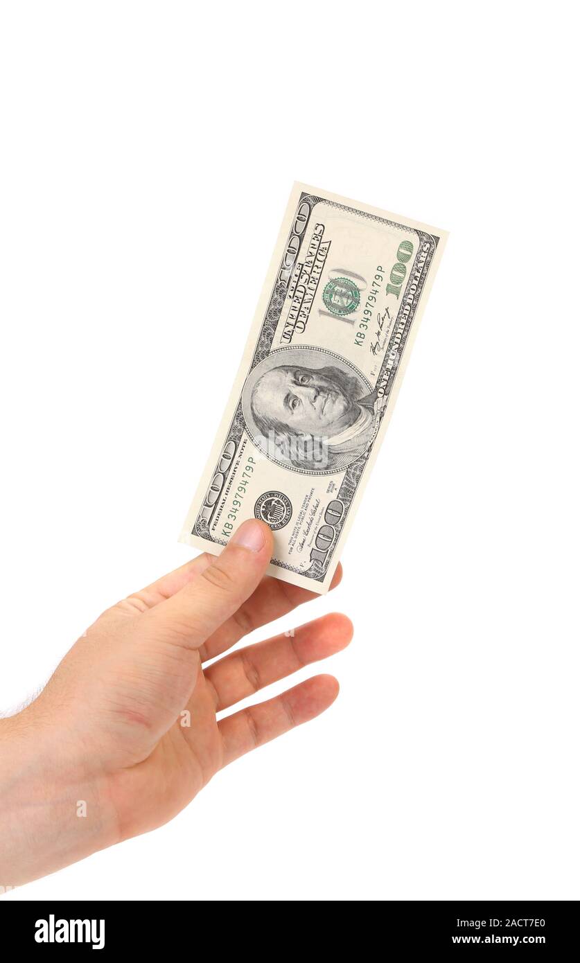 Human hand money isolate on hi-res stock photography and images - Alamy