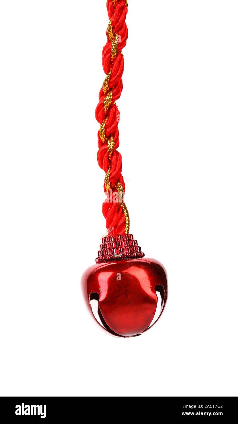 Christmas red bell Stock Photo - Alamy