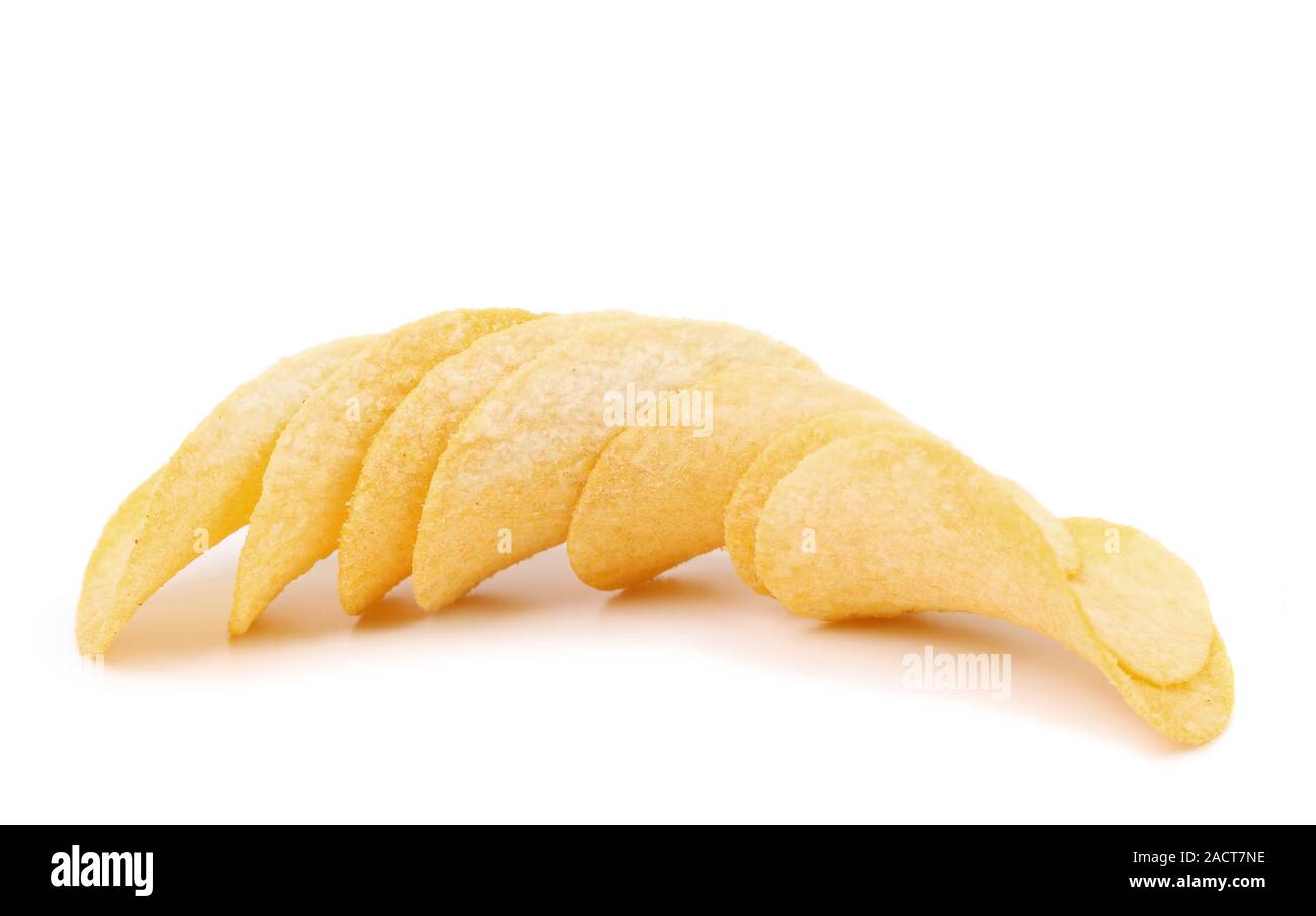 Row of potato chips Stock Photo - Alamy