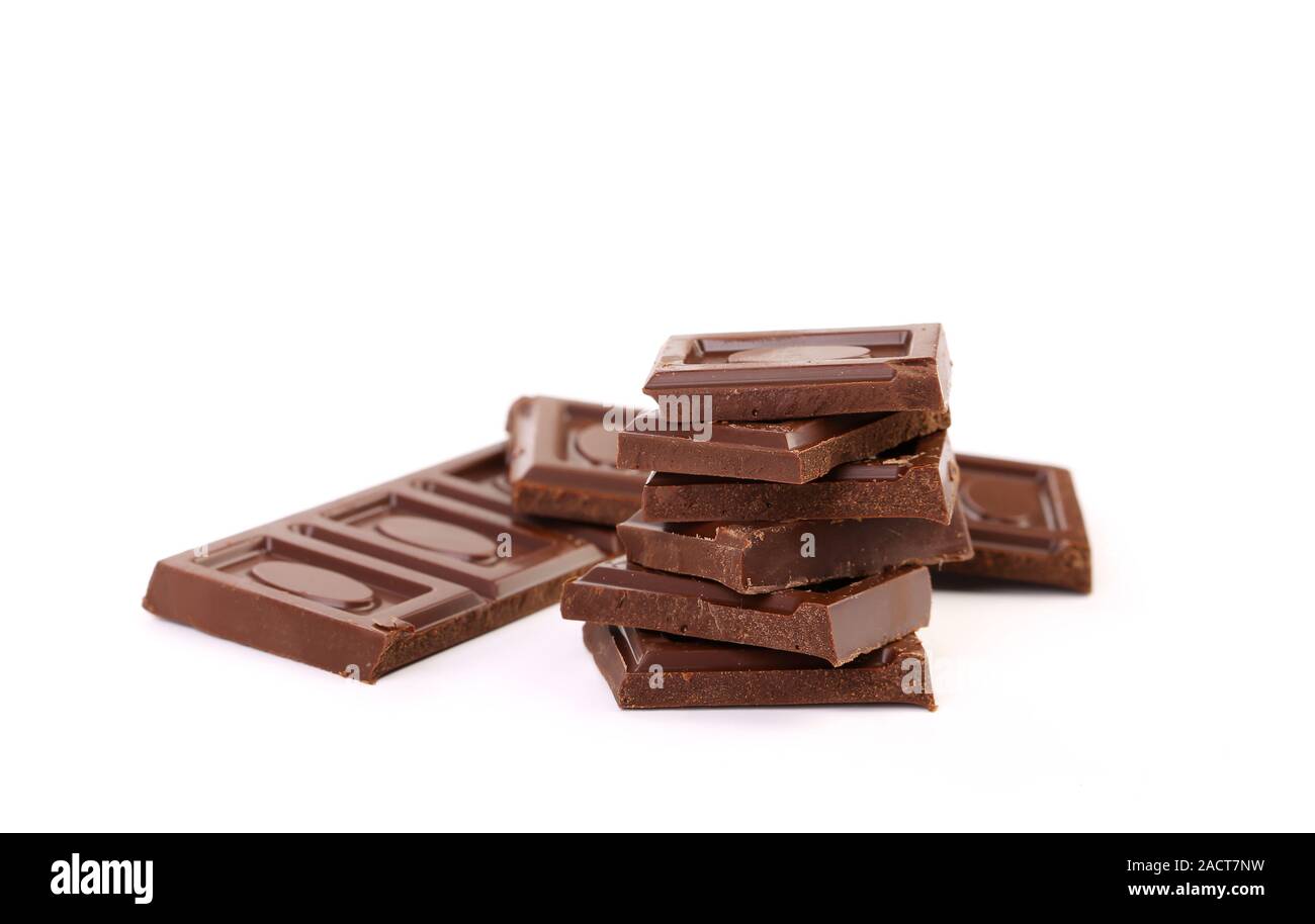 Stack of chocolate bars Stock Photo - Alamy