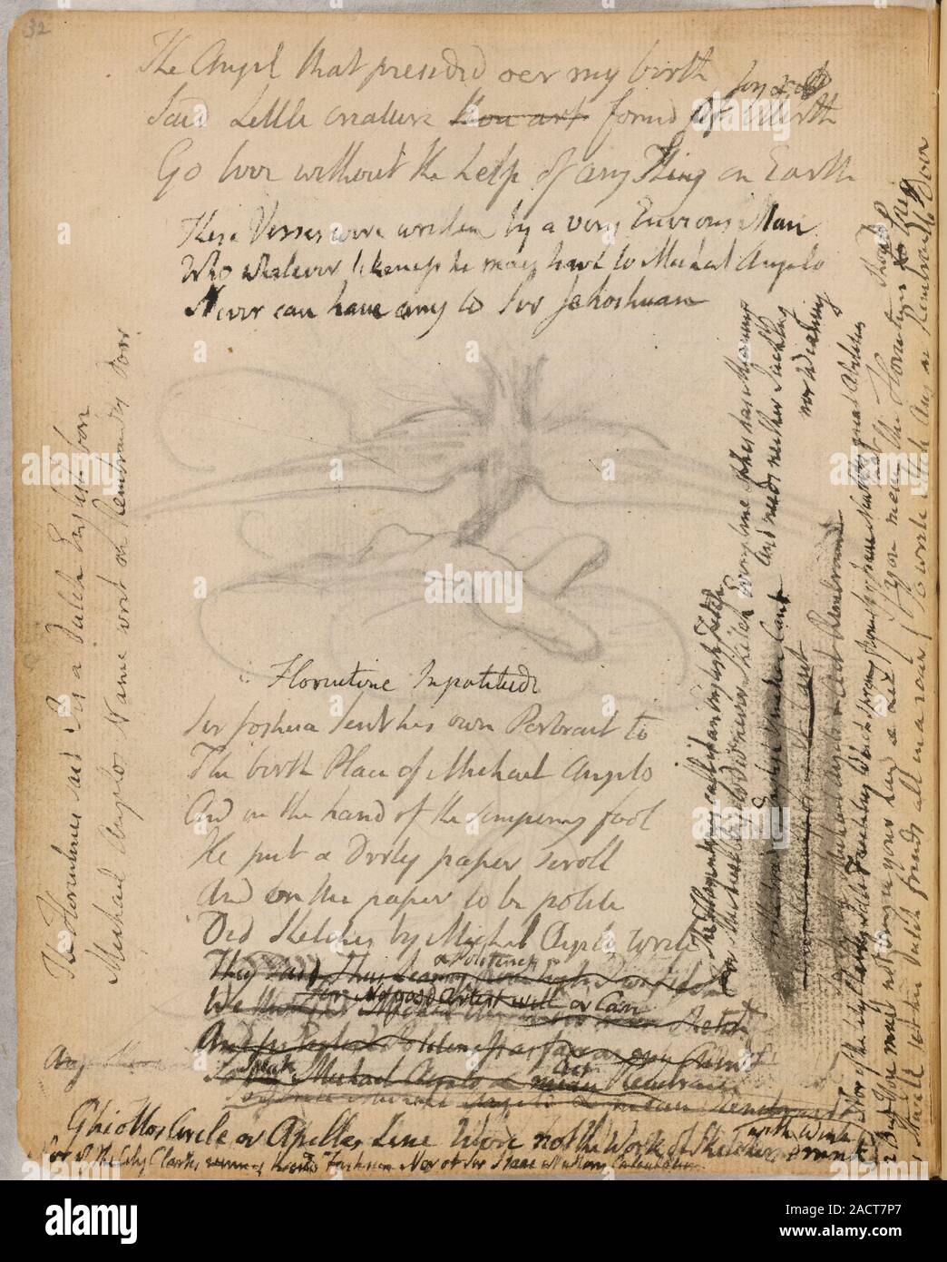 Oothoon's vision, Whole folio Sketch of Oothoon's vision, indicated by ...