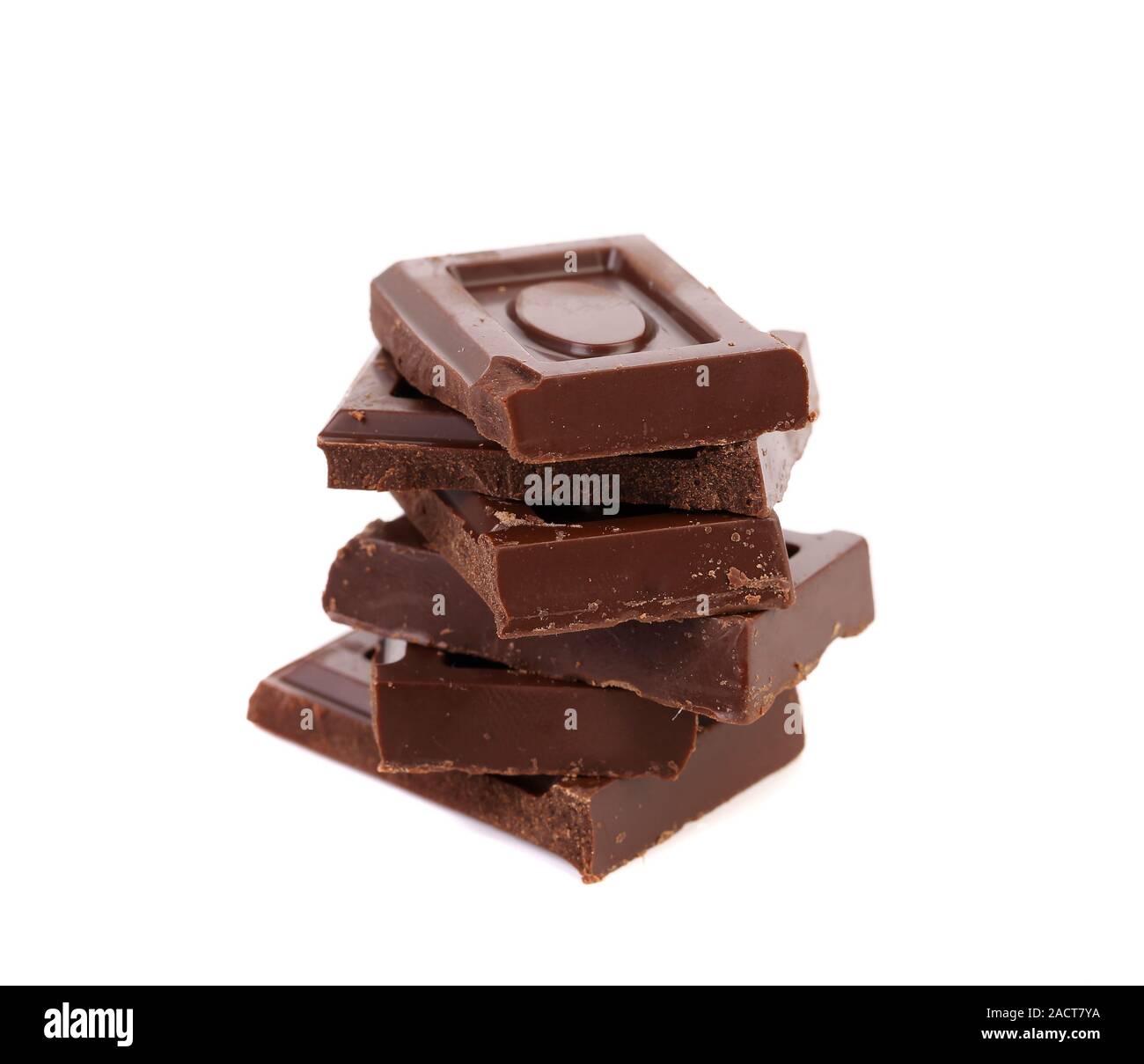 Stack of chocolate bars Stock Photo - Alamy
