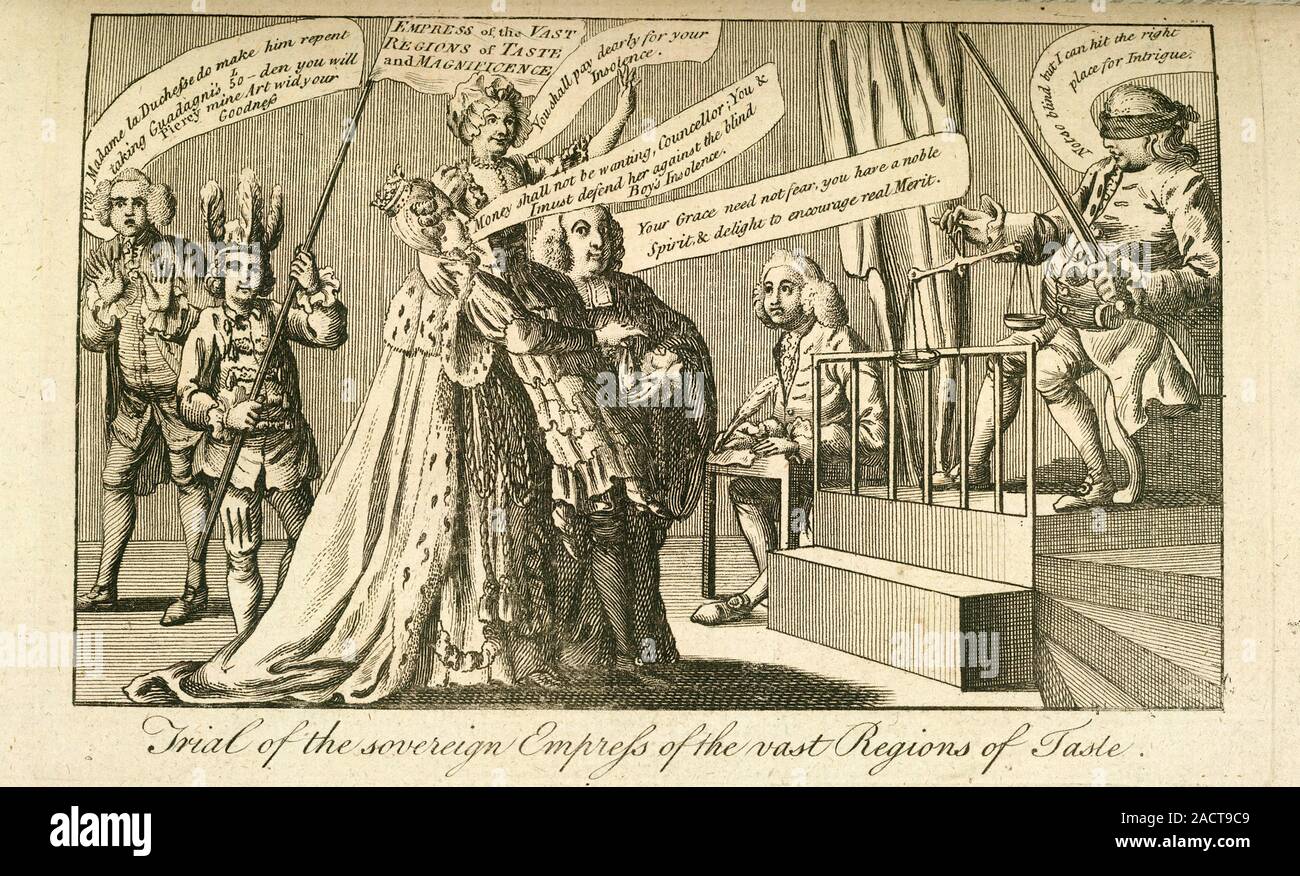 Trial of the sovereign Empress of the vast regions of taste. A ...