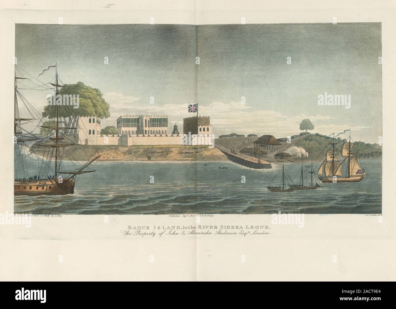 Bance Island, in the Sierra Leone River. Bance Island, run by the ...