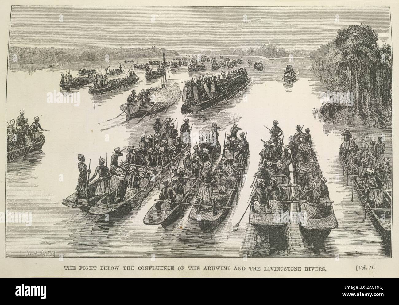 The fight below the confluence of the Aruwimi and the Livingstone ...