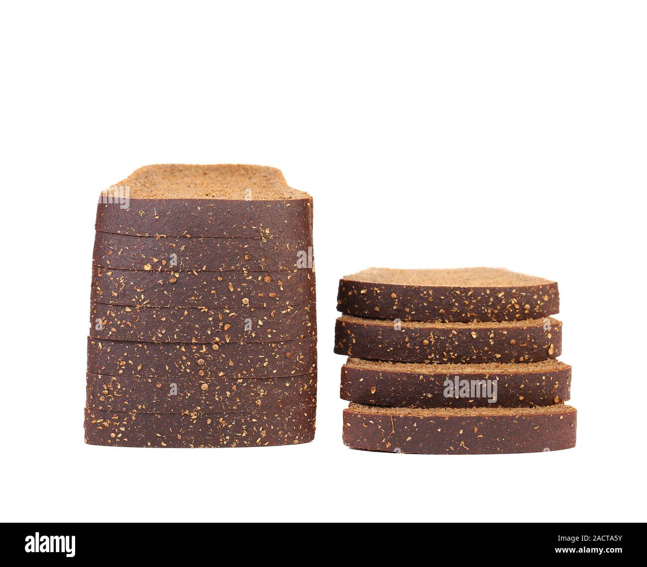 Stacks of brown bread Stock Photo - Alamy