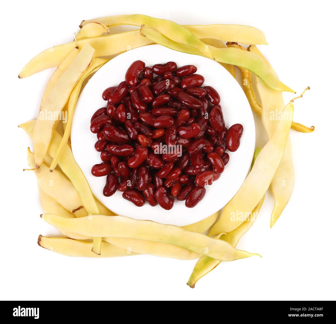 Fresh yellow string beans Cut Out Stock Images & Pictures - Alamy