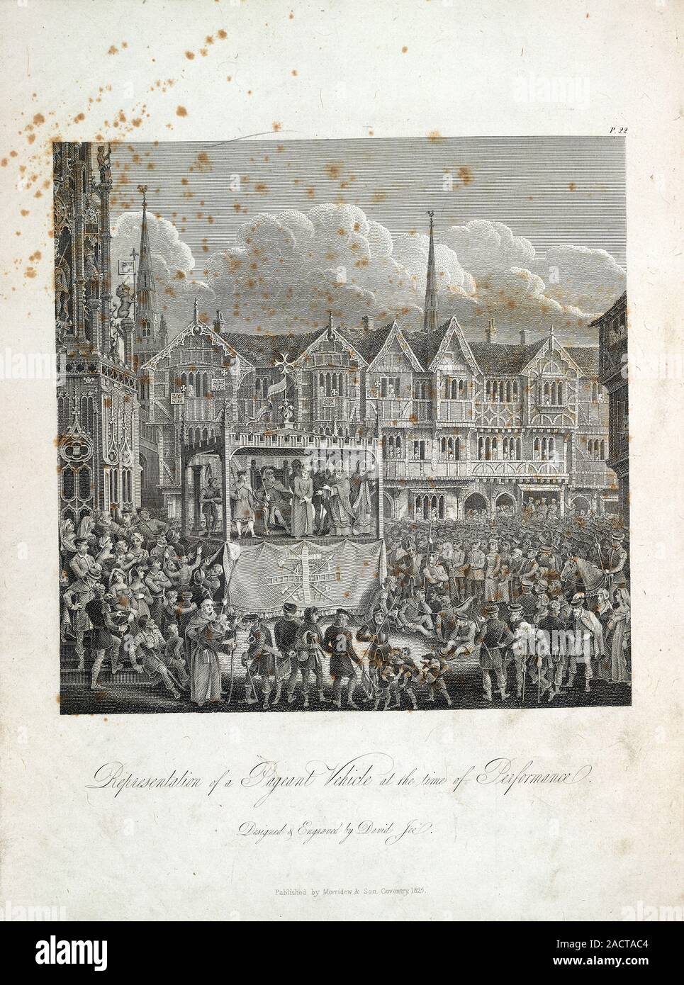 Representation of a Pageant Vehicle at the time of Performance. Image ...