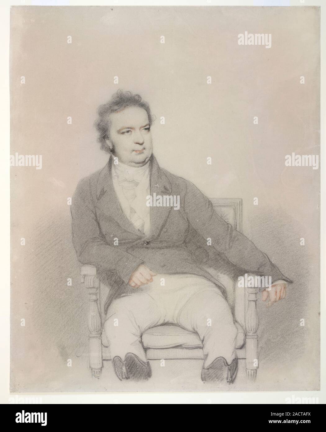 Three-quarter length portrait of Sir Charles Theophilus Metcalfe (1785 ...