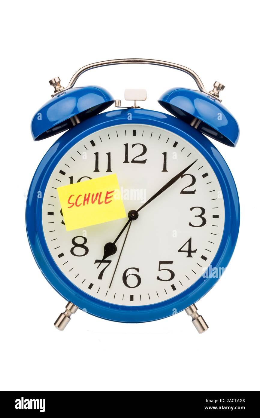 School alarm clock hi-res stock photography and images - Alamy