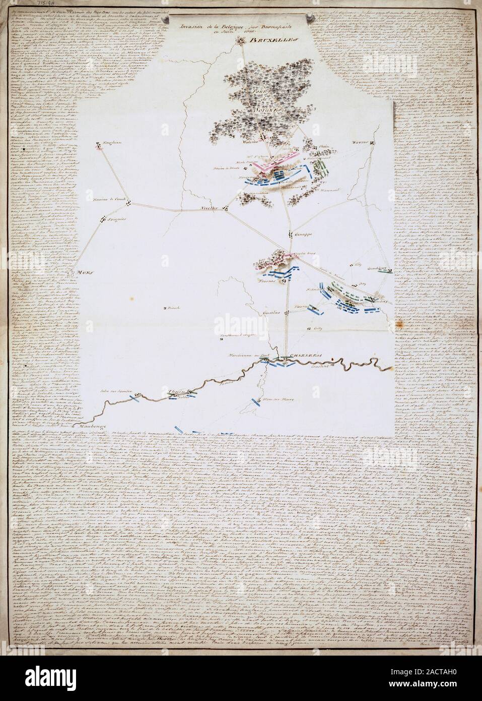 Account of the Waterloo campaign, Whole plan Account and plan of the ...