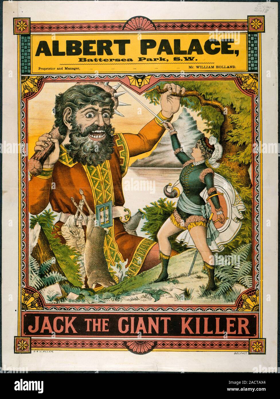 Albert Palace, Battersea Park, S.W. Proprietor and manager, Mr. William ...