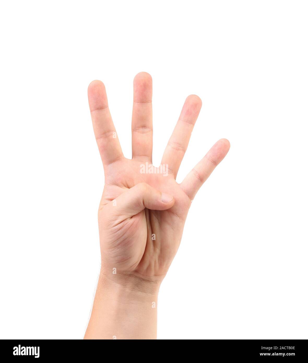 Score on the finger Stock Photo - Alamy