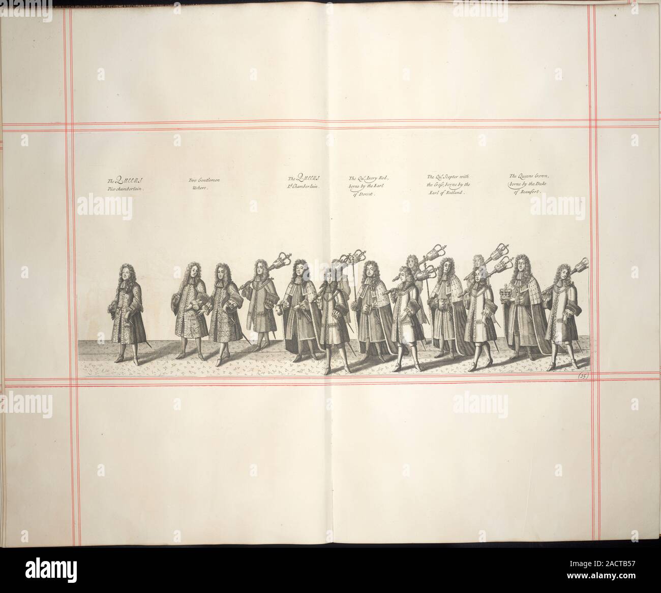 Coronation of James II a part of the formal procession: The Queen's ...