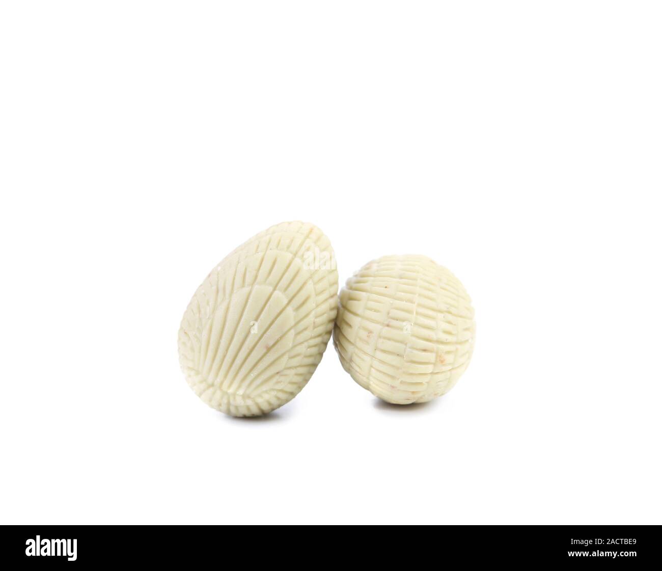 White chocolate seashell Stock Photo - Alamy