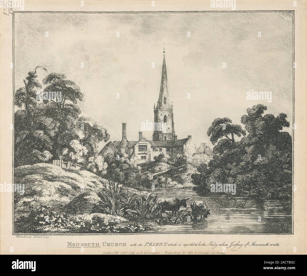 View of Monmouth Church. Image taken from View of Monmouth Church, with ...