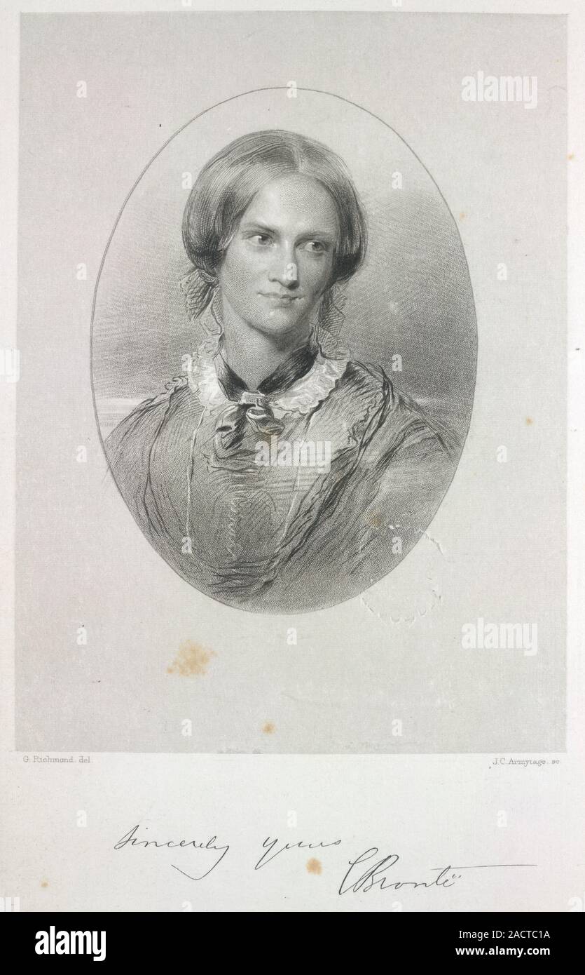 Charlotte Bronte, Charlotte Bronte, pseudonym Currer Bell (1816-1855 ...