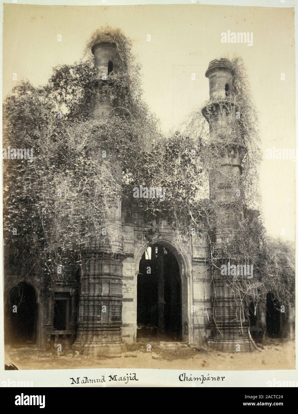 Mahmud Masjid Nagina Masjid, Champaner. Image taken from Photograph ...
