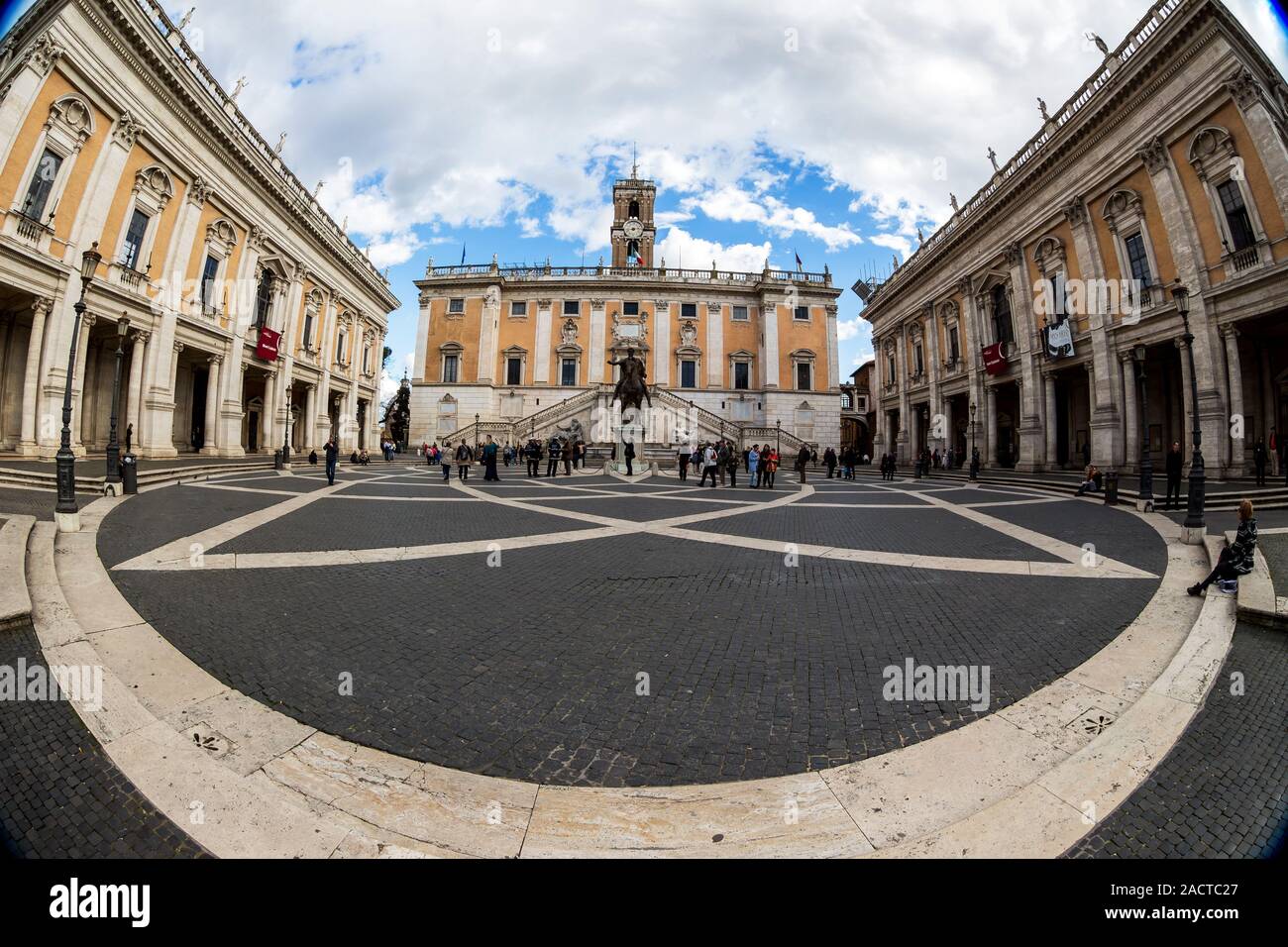 Rom. Capitol Square Stock Photo - Alamy