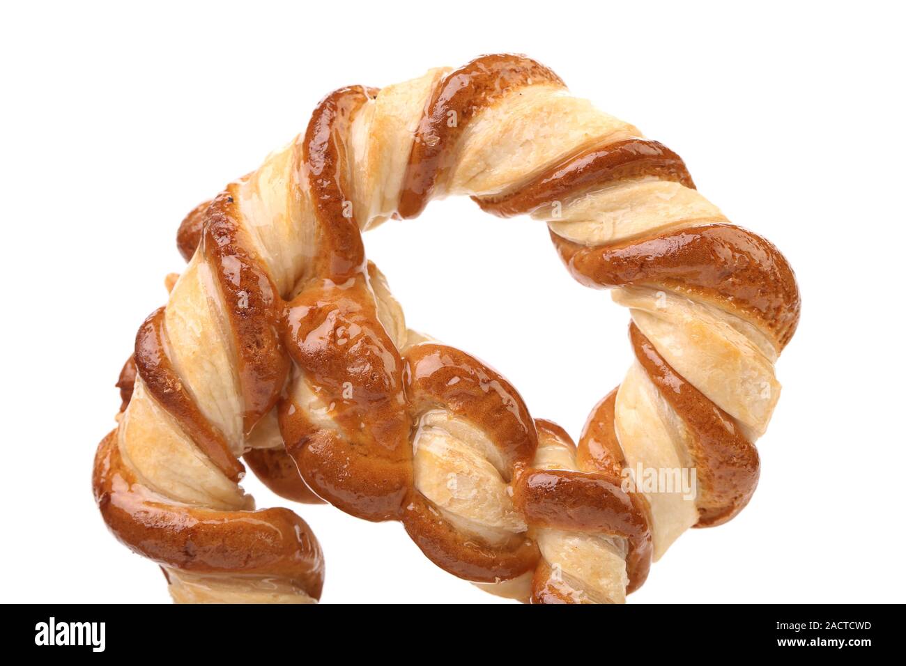Fragment of knot-shaped biscuits Stock Photo - Alamy