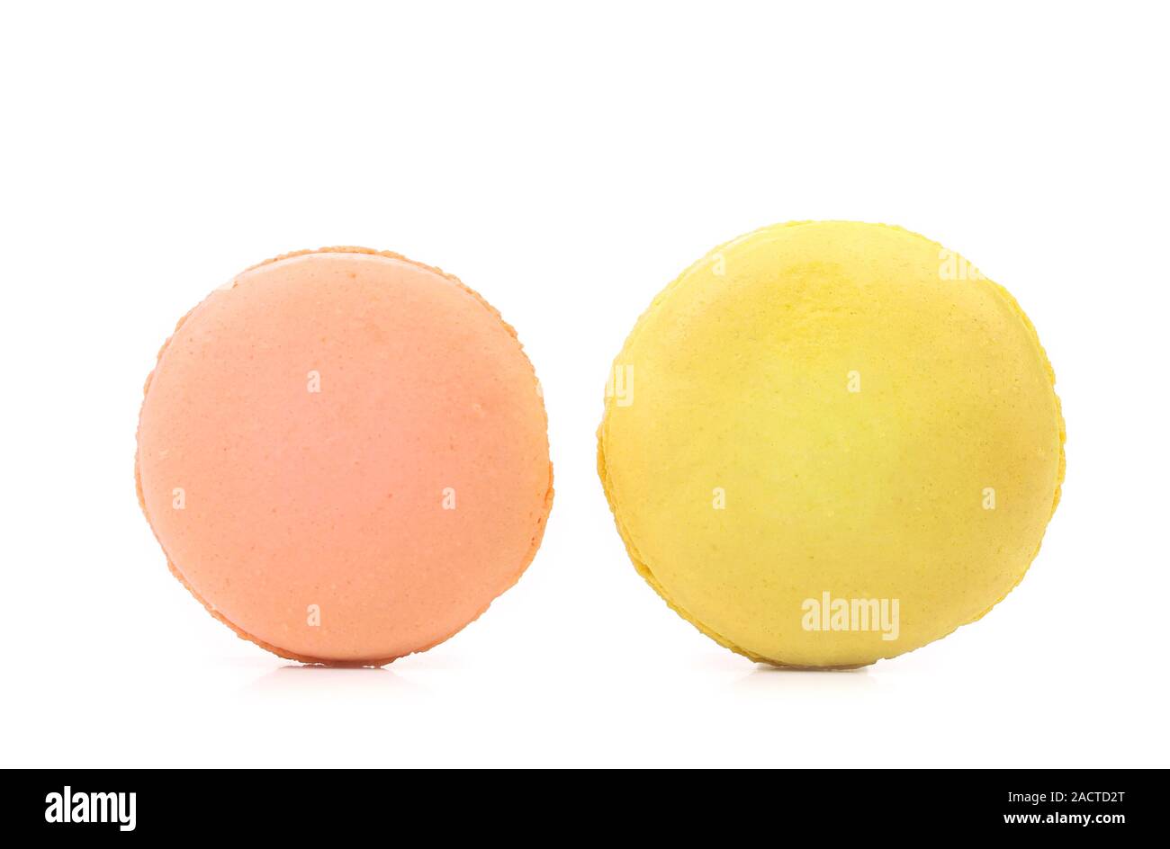 Two macarons Cut Out Stock Images & Pictures - Alamy