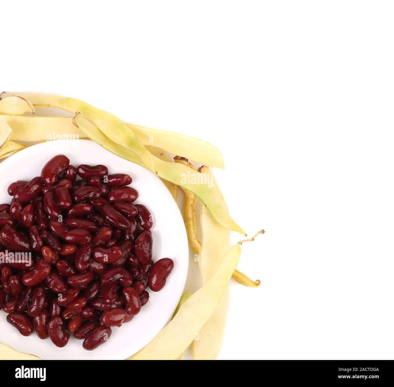 Different beans on a plate Stock Photo - Alamy