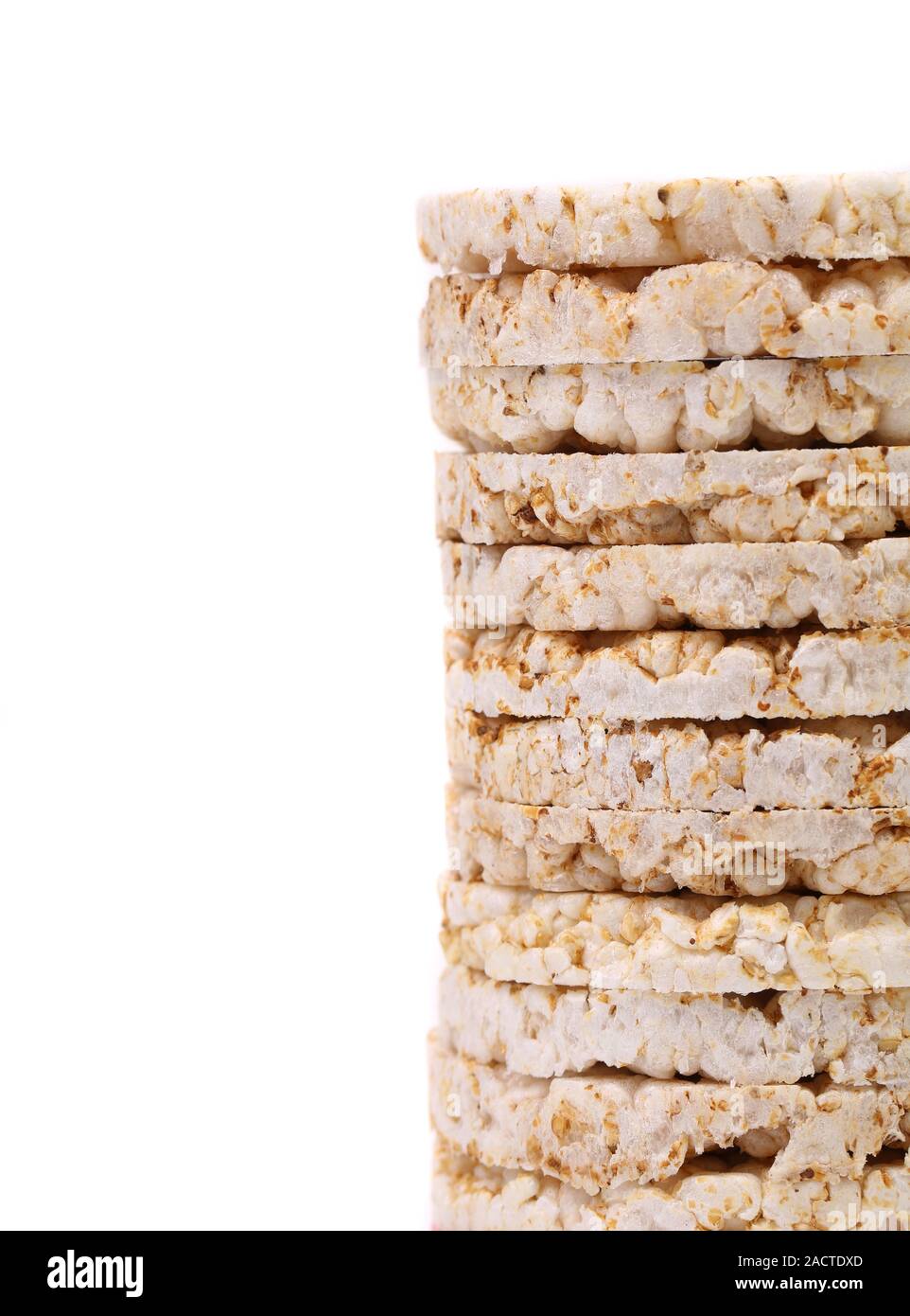 Stake of corn crackers Stock Photo - Alamy