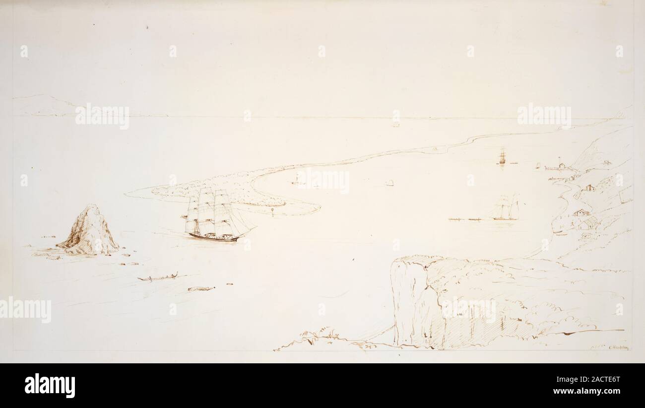 Boulder Bank and Haven, Nelson, Drawing no.25 View of the Boulder Bank ...