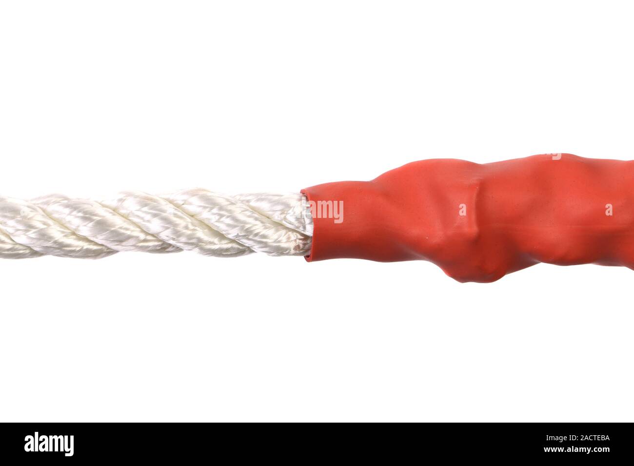 Protection rubber connection rope Stock Photo - Alamy