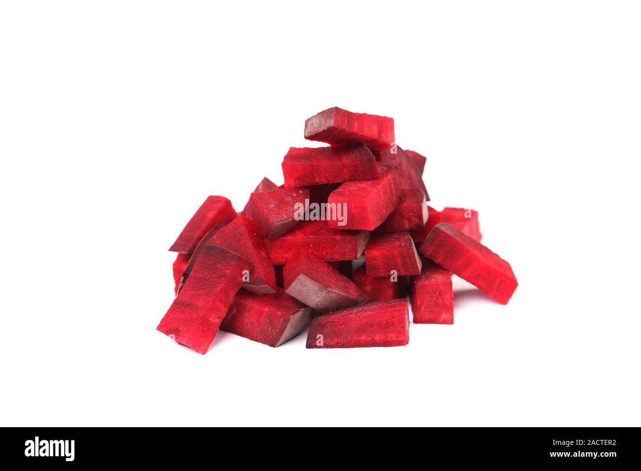 Small pieces of beetroot Stock Photo - Alamy