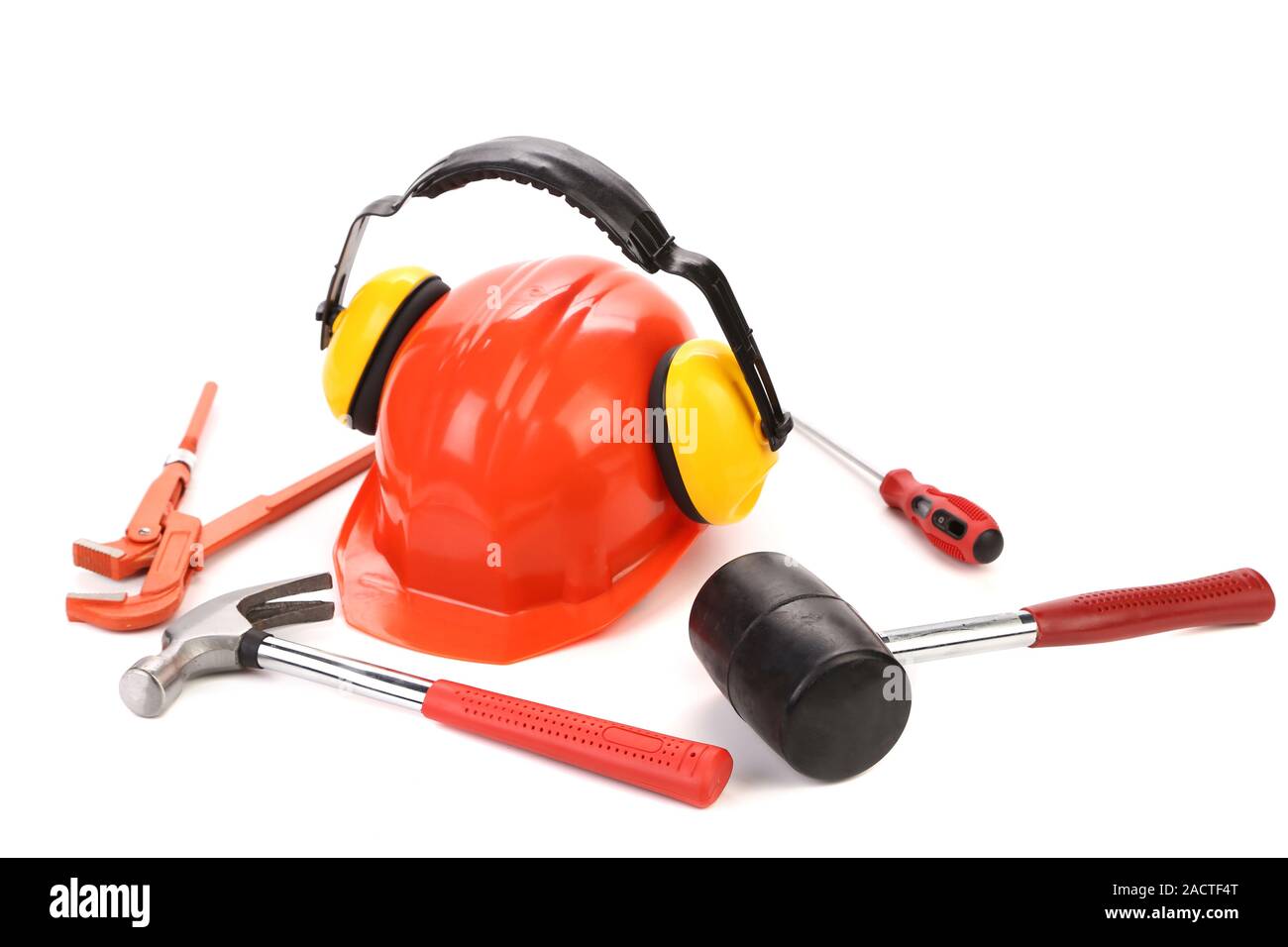 Protective goggles hard hat Cut Out Stock Images & Pictures - Alamy